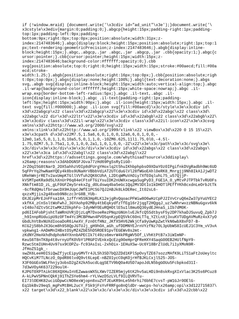 Ad Unit HTML and CSS Code | PDF | Computer Standards | Computer Graphics
