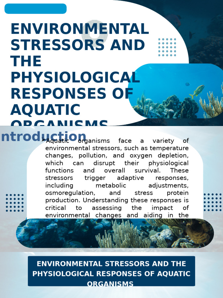 FISH 3 - Stressors in Fish | PDF | Stress (Biology) | Ocean Acidification