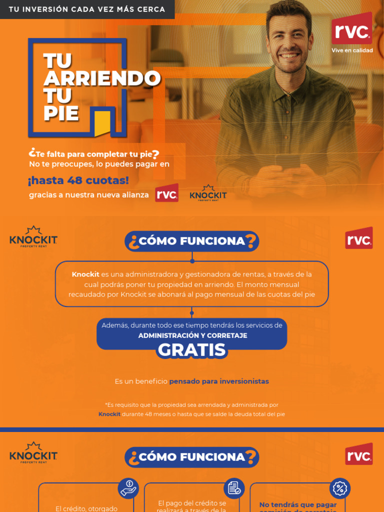 Financia tu Pie con Arriendo Knockit | PDF | Economias