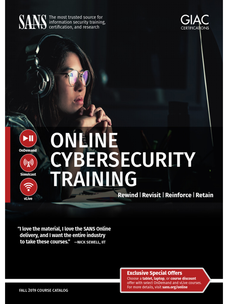Online Training Course Catalog | PDF | Computer Security | Security