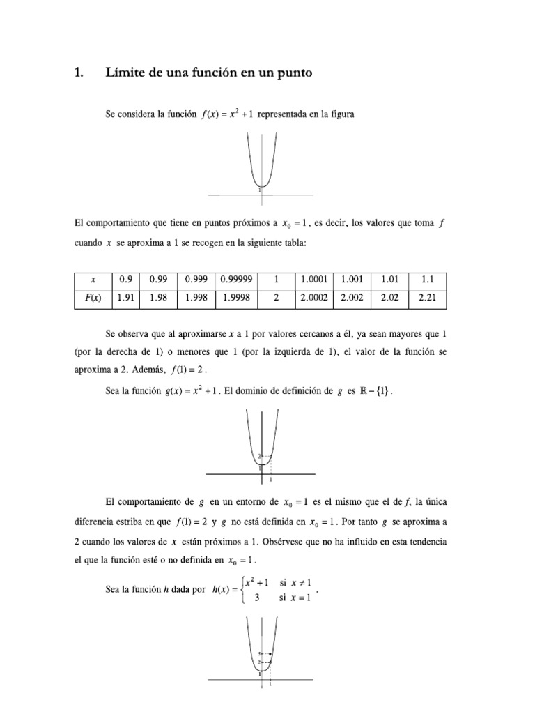 Limite y Continuidad Ejercicios | PDF