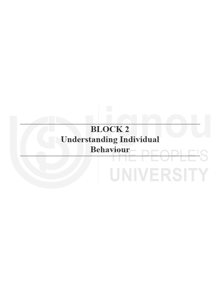 Block-2 | PDF | Attitude (Psychology) | Job Satisfaction