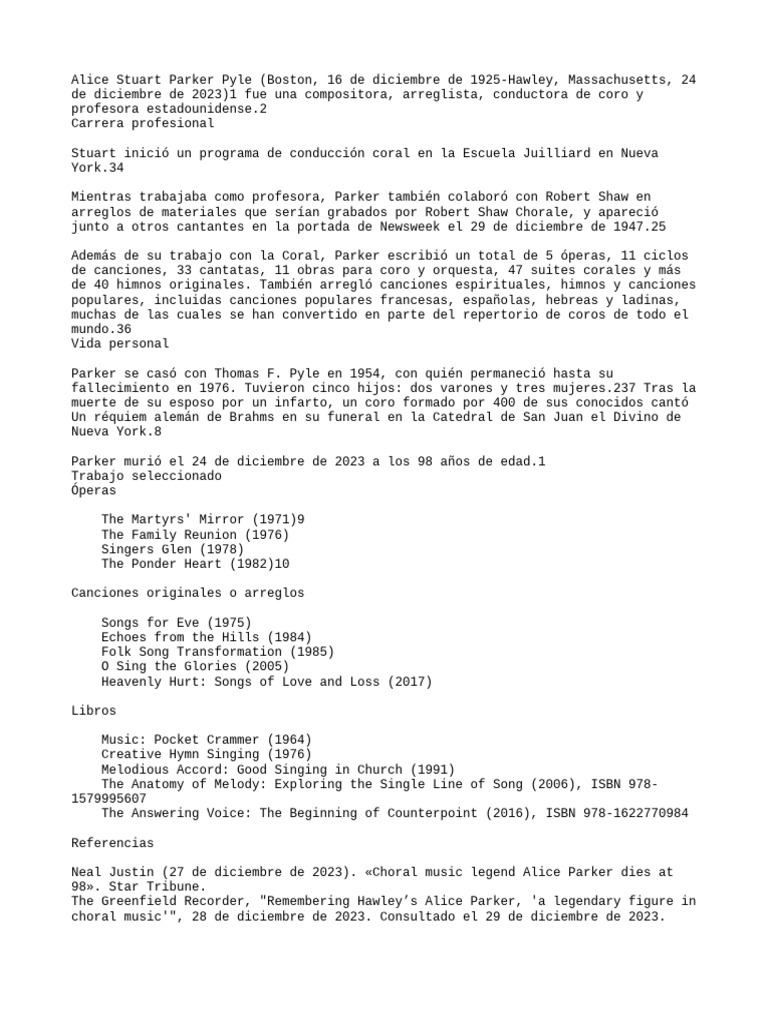 Alice Stuart Parker Pyle | PDF | Arte
