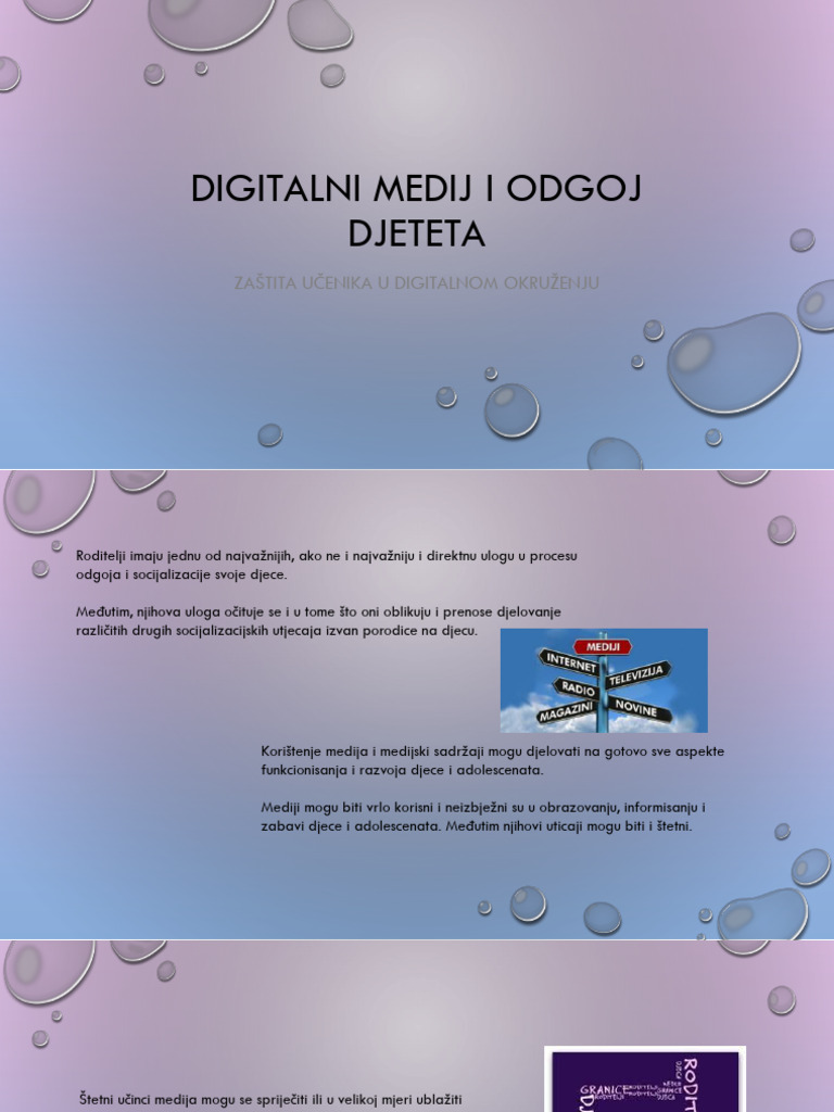 Digitalni Medij I Odgoj Djeteta | PDF