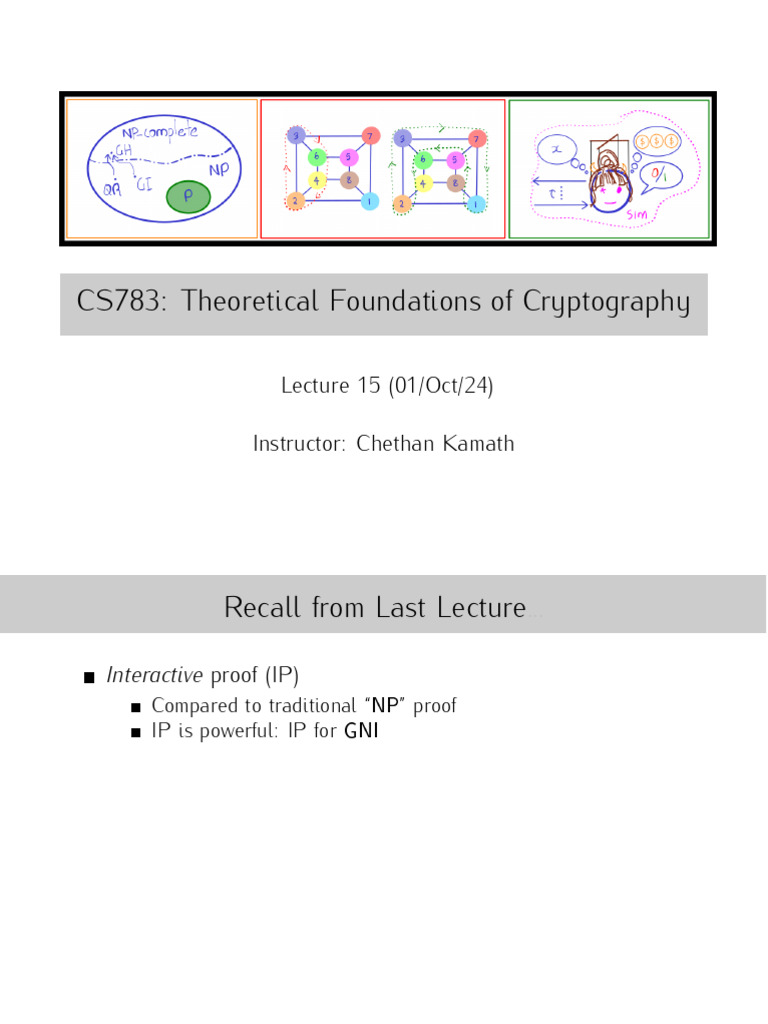 2024 CS783 Lecture15 A | PDF | Mathematical Relations | Discrete ...