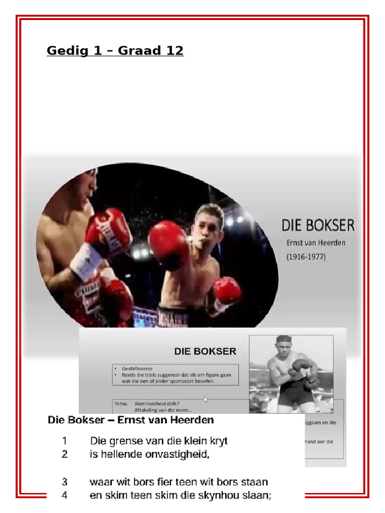 Die Bokser Gedig | PDF