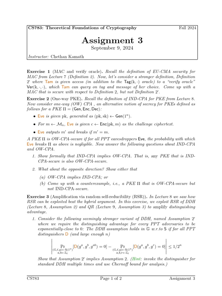 Assignment 3 | PDF | Applied Mathematics | Mathematics