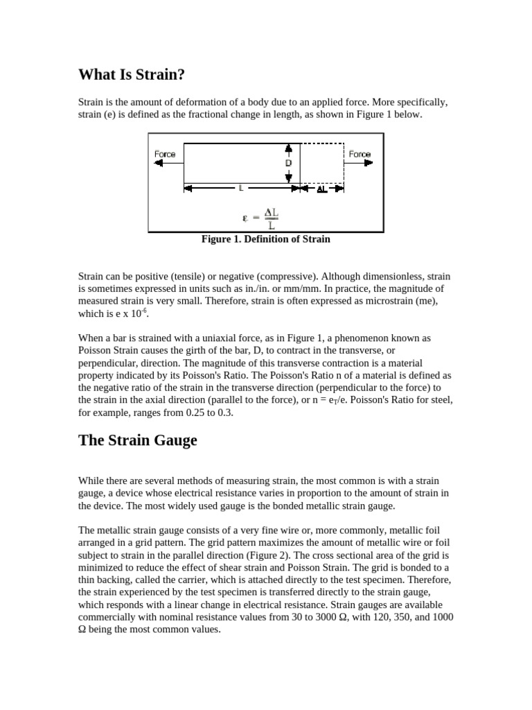 Strain Measurement | PDF | Data Acquisition | Resistor