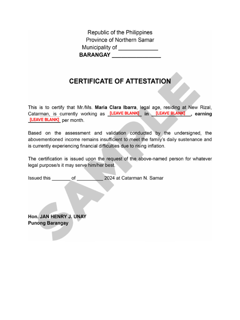 Certificate of Attestation2 | PDF