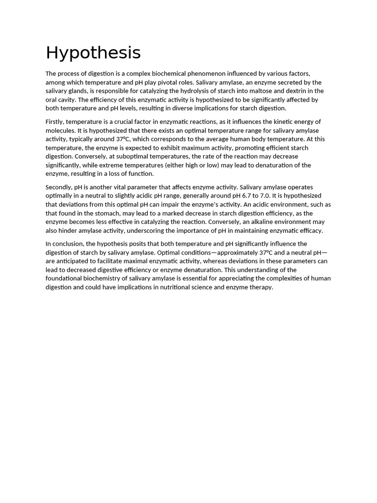 Hypothesis | PDF | Science & Mathematics