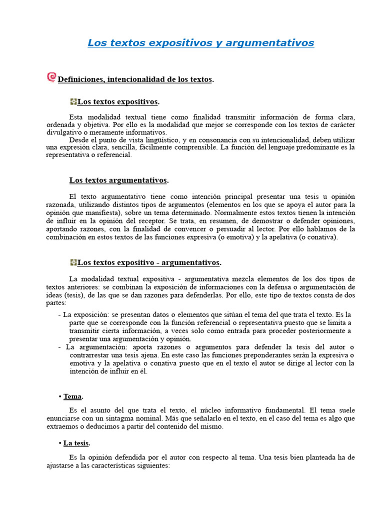 Tema 1-Textos Expositivos y Argumentativos | PDF | Razonamiento deductivo | Periódicos