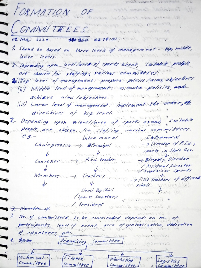 Formation of Committees | PDF