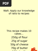 Proportional Recipes for Cooking | PDF | Biscuit | Baked Goods