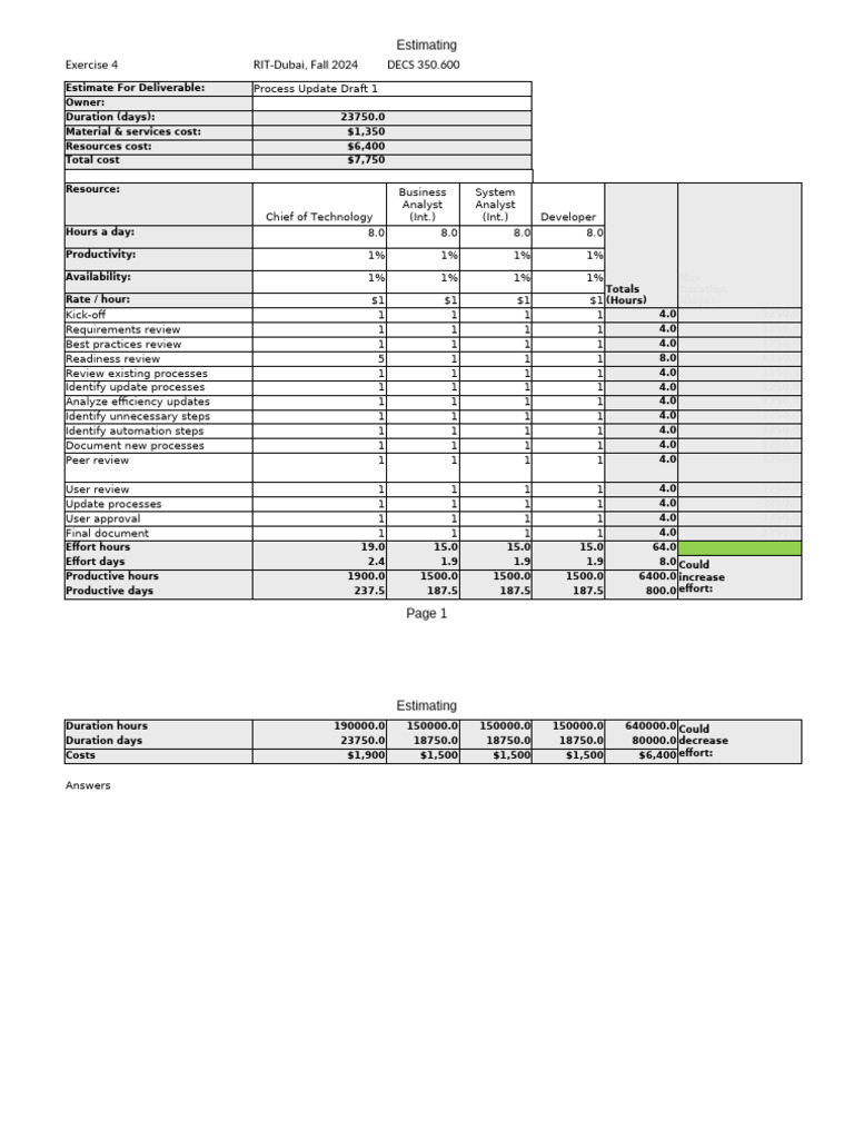 Exercise 4 | PDF | Computing