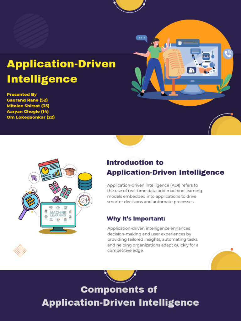 Application-Driven Intelligence | PDF | Artificial Intelligence | Intelligence (AI) & Semantics