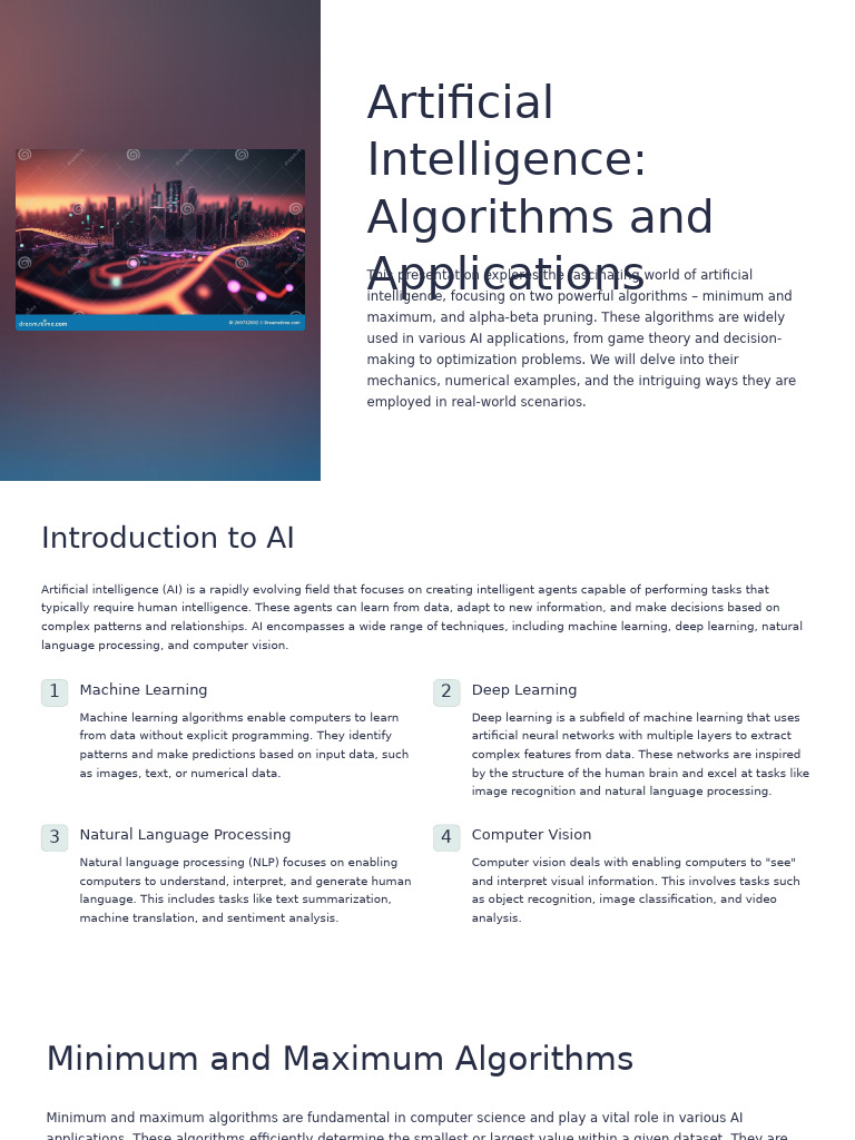 Artificial Intelligence Algorithms and Applications 1 | PDF | Artificial Intelligence ...