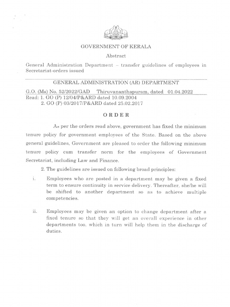 Transfer Guidelines | PDF