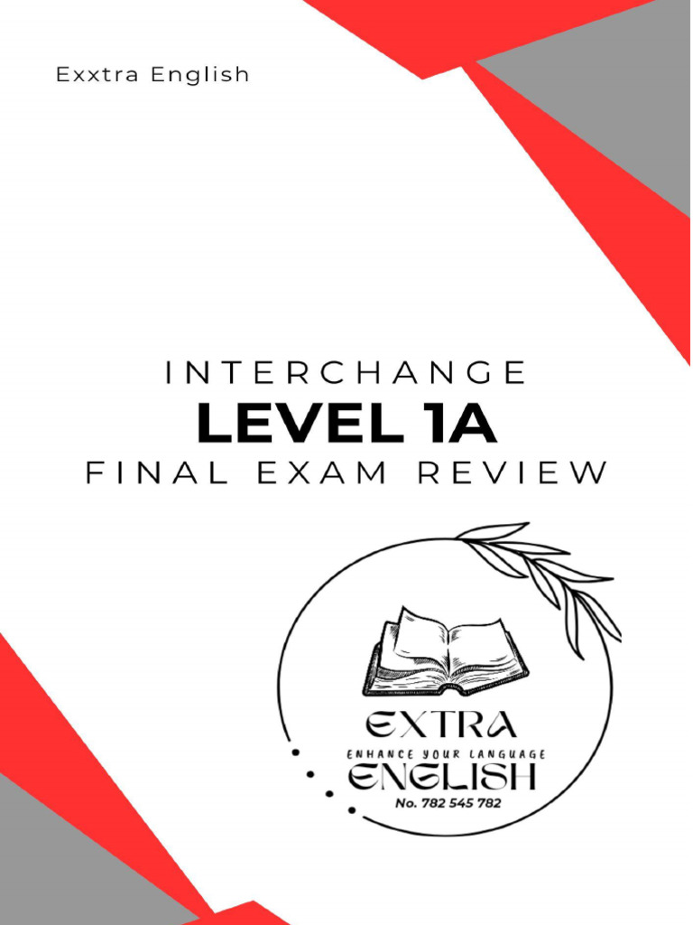 Interchange 1a - Final Review | PDF | Grammar | Linguistics