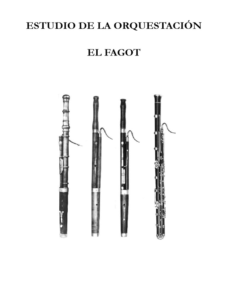 Guía Completa del Fagot y Contrafagot | PDF | Fagot | Oboe