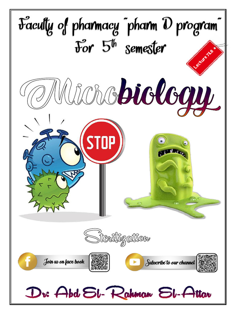 7 & 8 Sterilization | PDF | Steam | Sterilization (Microbiology)