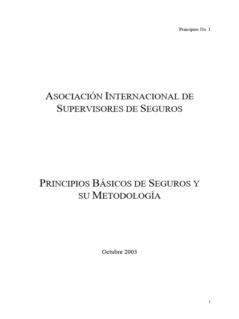 Principios Basicos de Seguros y Su Metodologia PDF | PDF | Seguro | Responsabilidad