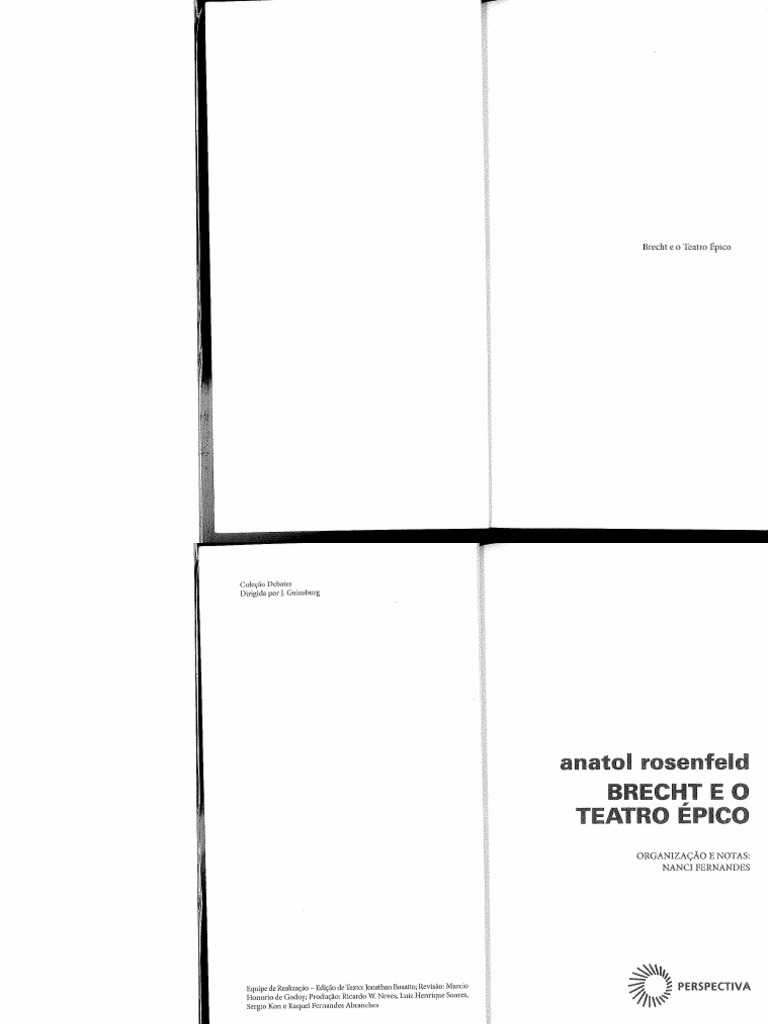 Brecht e o Teatro Epico | PDF