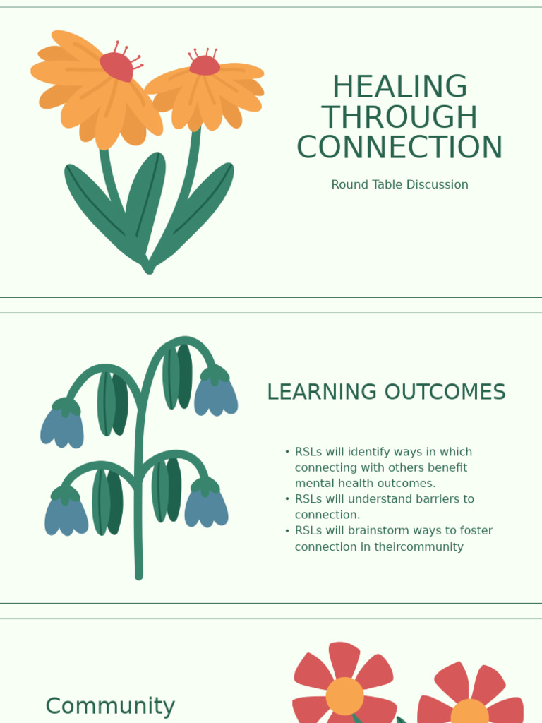 Healing Through Connection | PDF | Career & Growth | Self-Improvement