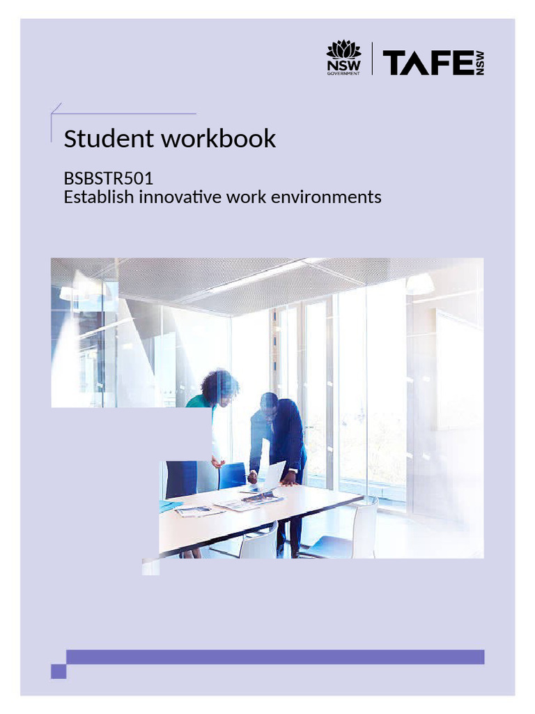 BSBSTR501 TL SW | PDF | Innovation | Goal