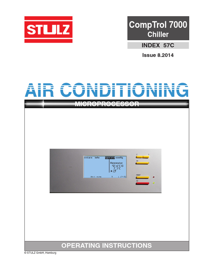 STULZ C7000Chiller 57C 0814 en | PDF | Menu (Computing) | Parameter (Computer Programming)