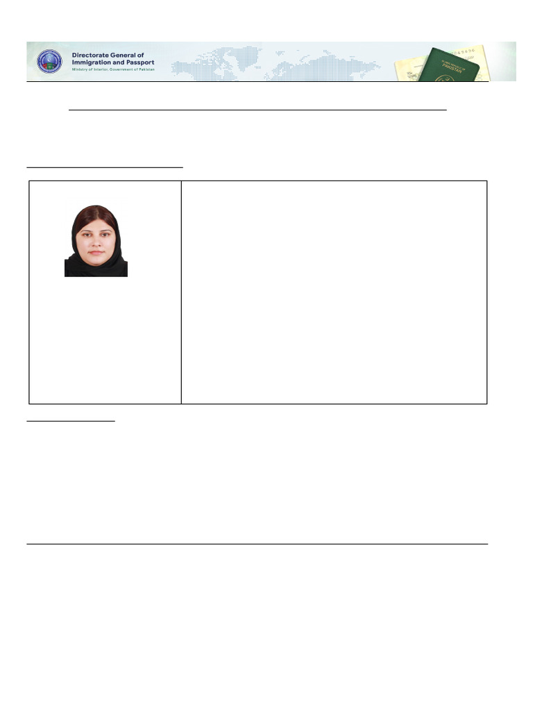 Passport Renew Ms Ishrat | PDF