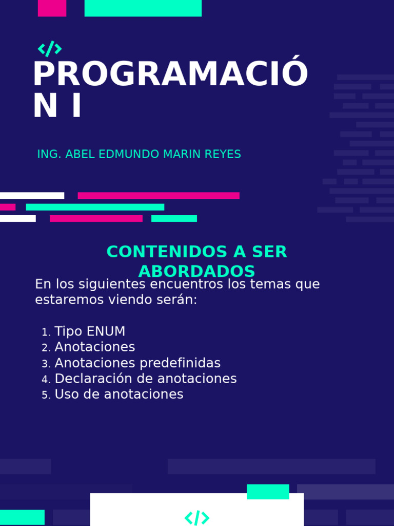 ENUM y ANOTACIONES | PDF | C Sharp (lenguaje de programación) | Ciencias de la Computación