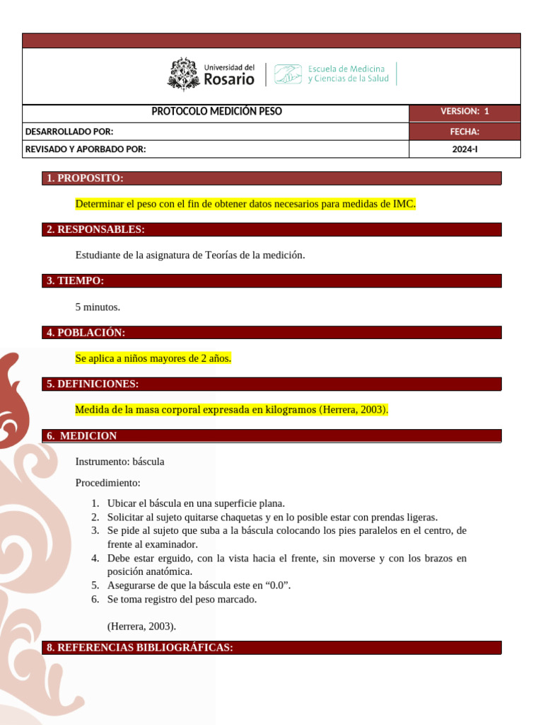 Formato Protocolo | PDF