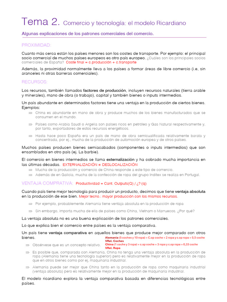 Tema 2. em | PDF | Salario | Precios