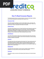 How To Read Your Credit Report | PDF | Credit History | Credit