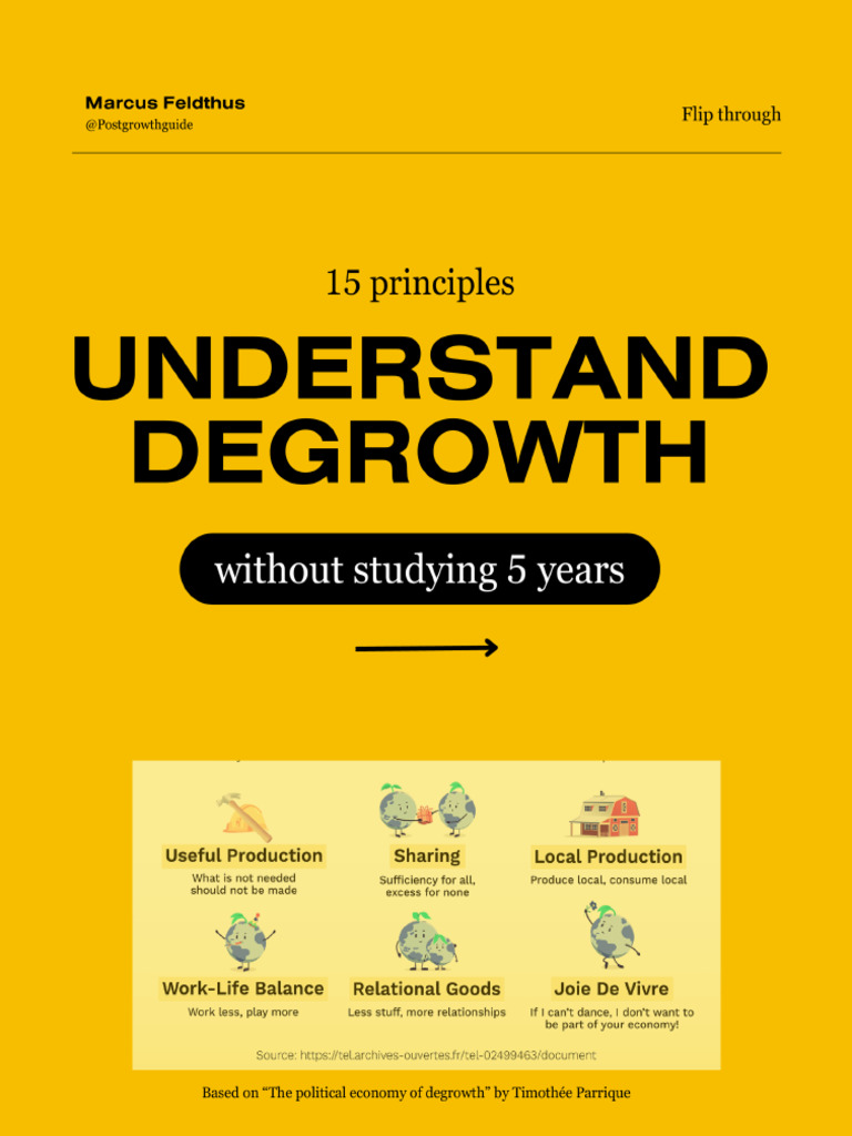 Understand Degrowth 15 Principles PDF 1717688683 | PDF