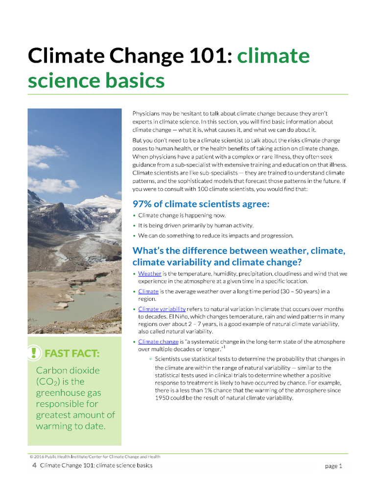 READING - Climate Change | PDF