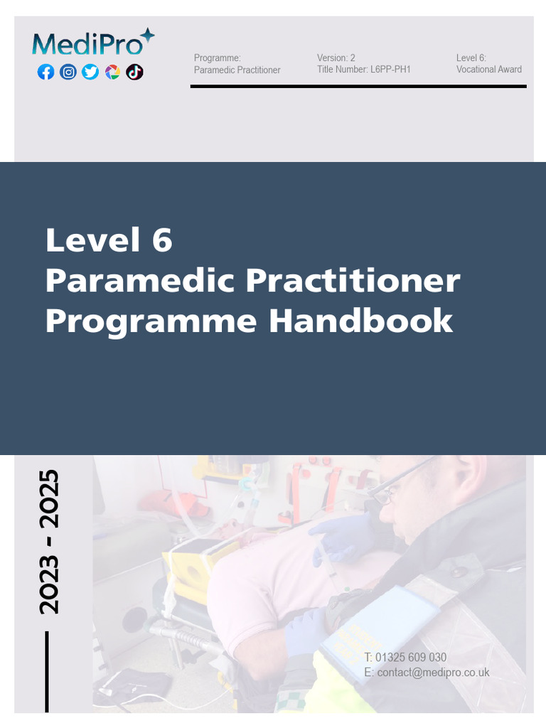 PEd-L6-Programme-Handbook-01 | PDF | Paramedic | Learning