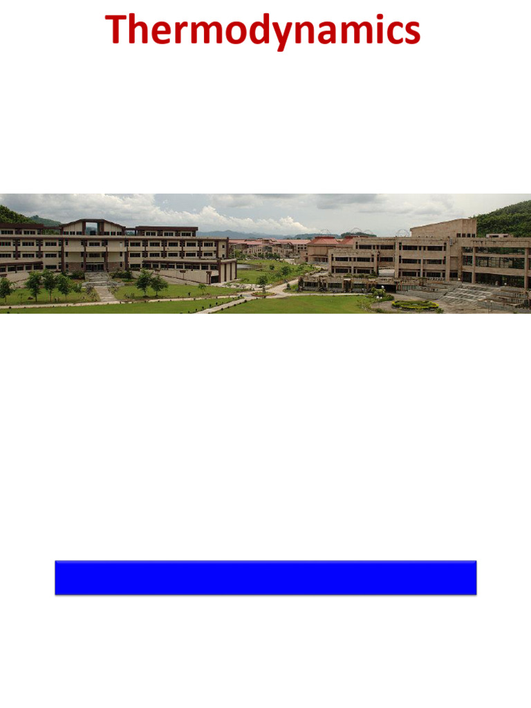 Lec 4 | PDF | Physical Sciences | Branches Of Thermodynamics