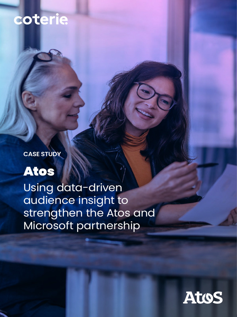 Coterie and Atos Case Study Design v5-1 | PDF | Marketing | Cloud Computing