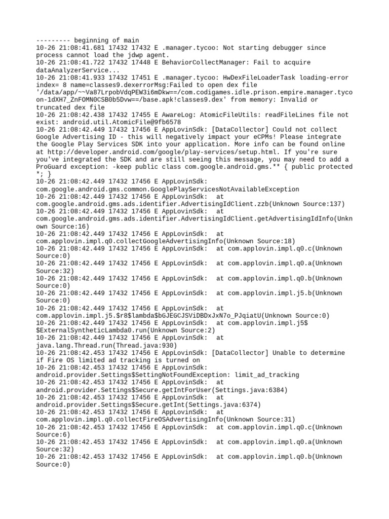 Debugging Android App Errors | PDF | Software | Alphabet Inc.
