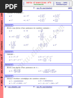 Contrôle de Mathématiques 2AC Semestre 2 | PDF | Géométrie | Formes ...