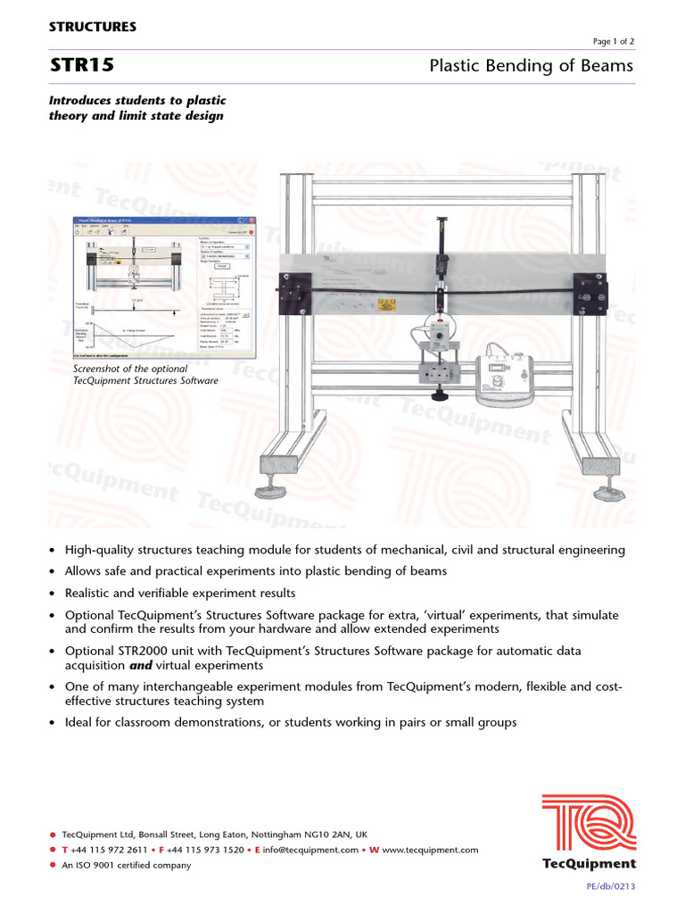 STR15_0213 | PDF | Beam (Structure) | Bending