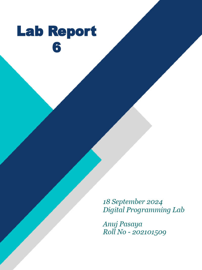 Lab6 DP | PDF | Teaching Methods & Materials | Computers