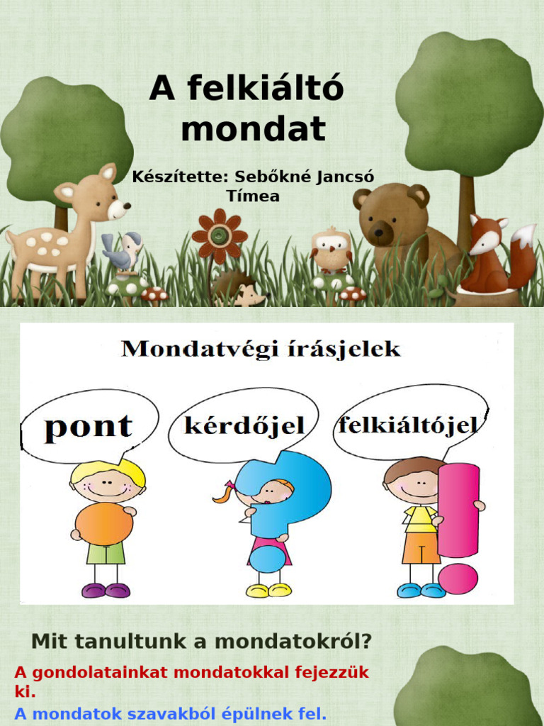A Felkiáltó Mondat | PDF