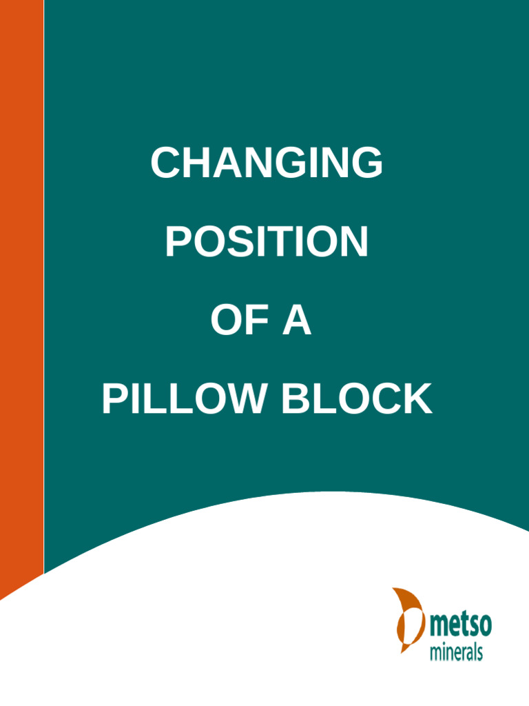 B Coupling-Shaft AlignmentPP91to97-Changing Postion of A Pillow Block | PDF