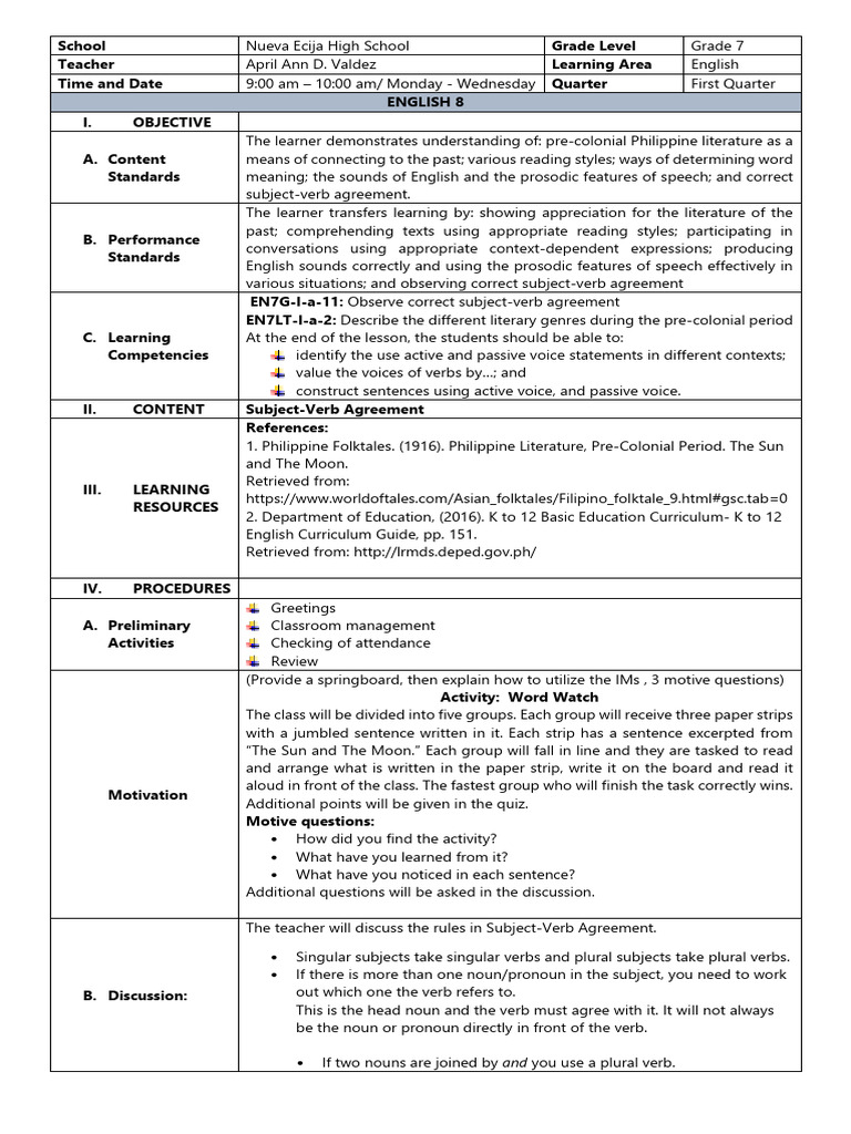 2A 2B LP Sample | PDF | Grammatical Number | Plural