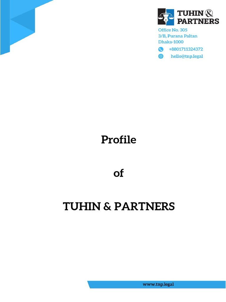 Profile of Tuhin & Partners - EBL | PDF | Employment | Taxes