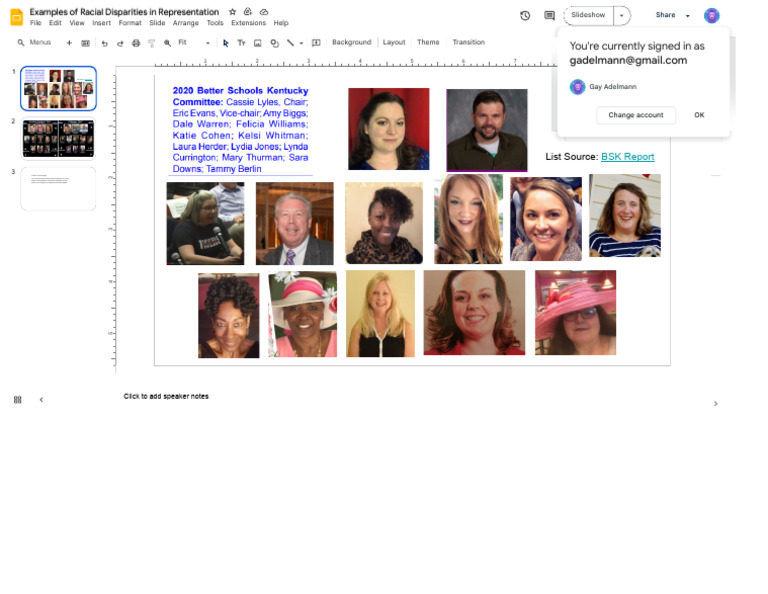 S1J - Examples of Racial Disparities in Representation - Google Slides ...