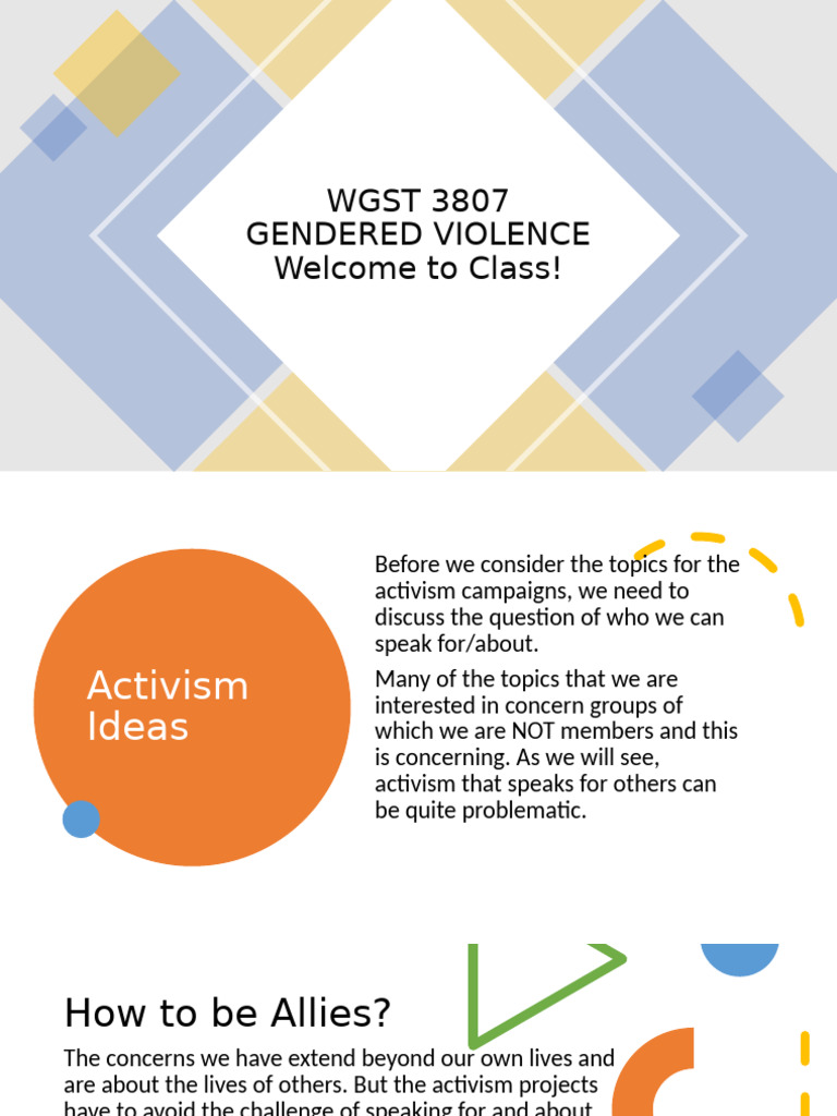 Powerpoint - Week #4 - Microaggression | PDF | Sexism | Gender Equality