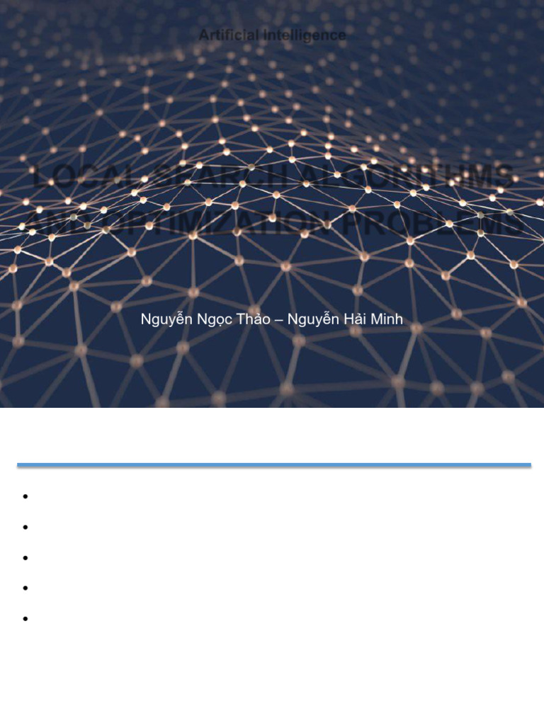 Lecture04 LocalSearch | PDF | Genetic Algorithm | Mathematical Optimization